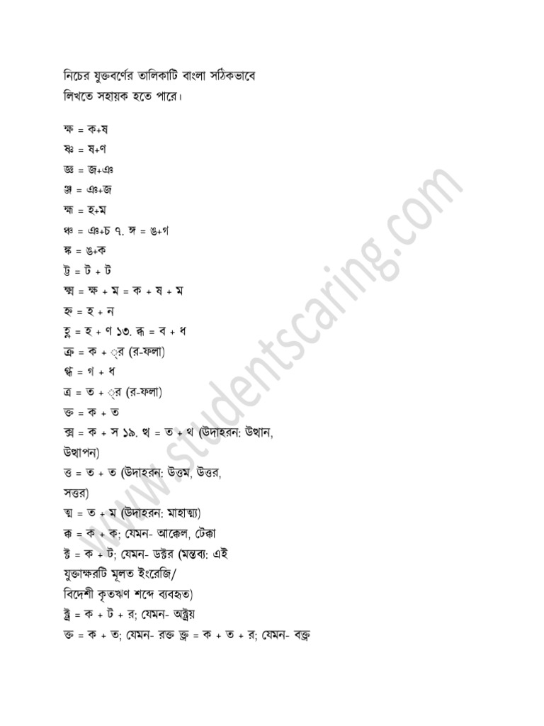 Bengali Wordlist | PDF