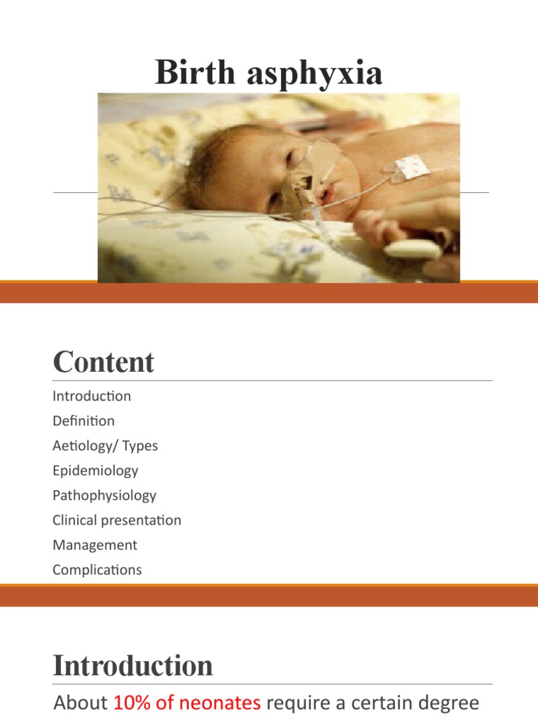 Birth Asphyxia | PDF | Hypoxia (Medical) | Childbirth