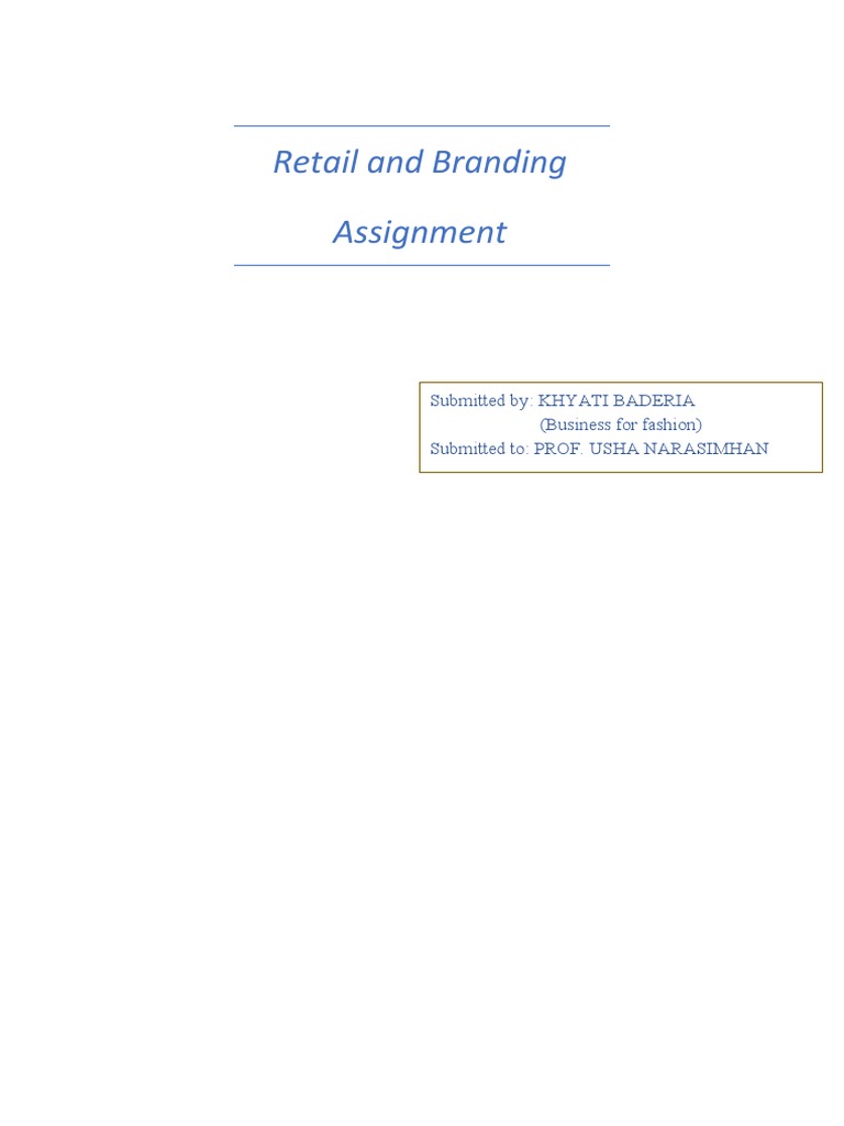 Types and Examples of Retail Stores (Retail&Branding) | PDF | Retailing ...