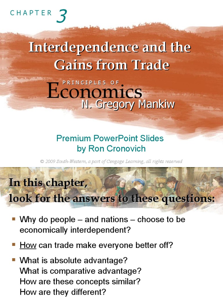 Interdependence and The Gains From Trade | PDF | Comparative Advantage ...