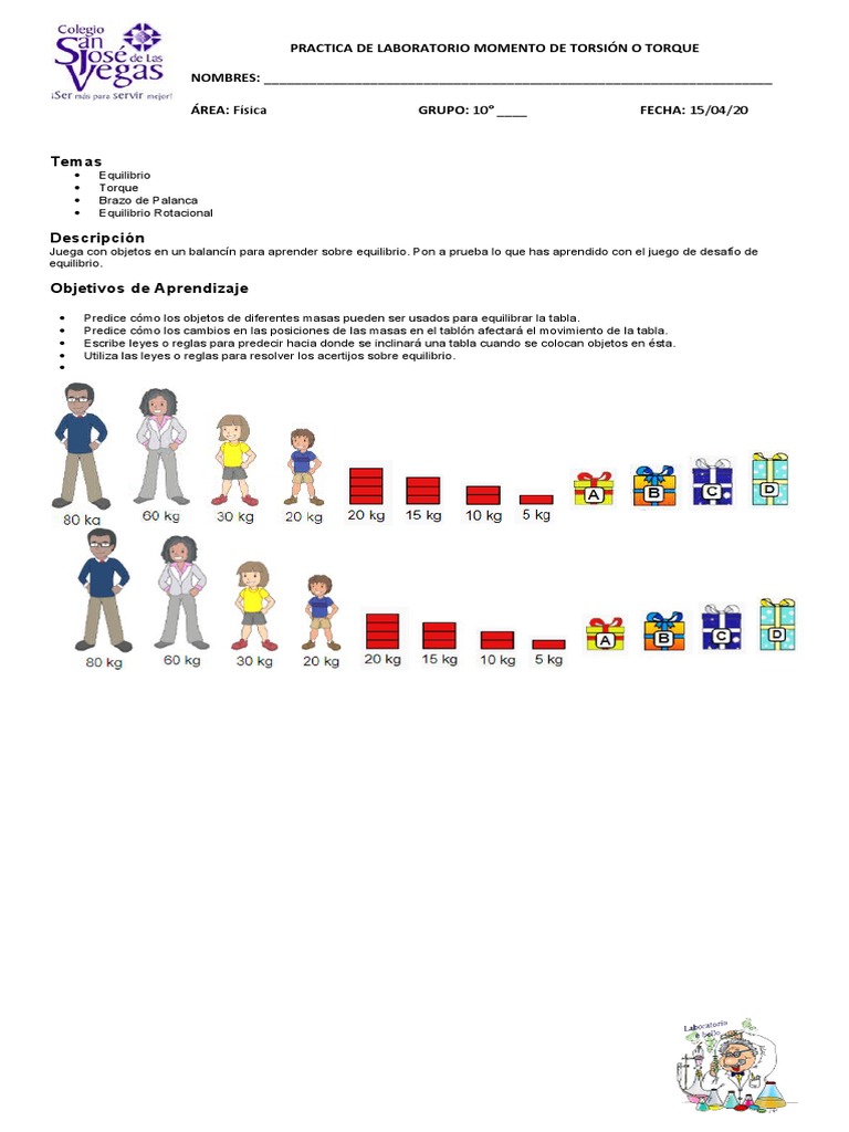 Laboratorio Torque | PDF