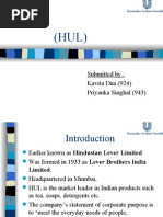 Hindustan Unilever Limited (HUL) Introduction | PDF | Unilever ...