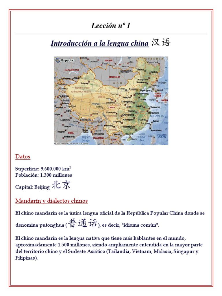 Conversación Básica en Chino | PDF | Pinyin | Idioma chino