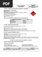 MSDS - Masilla Poliester Poliescol | PDF | Química