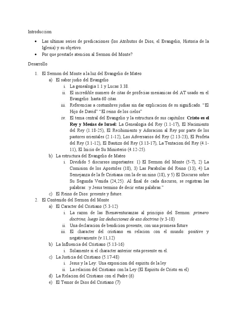 Mateo 5-7 | PDF | Evangelios | Jesús