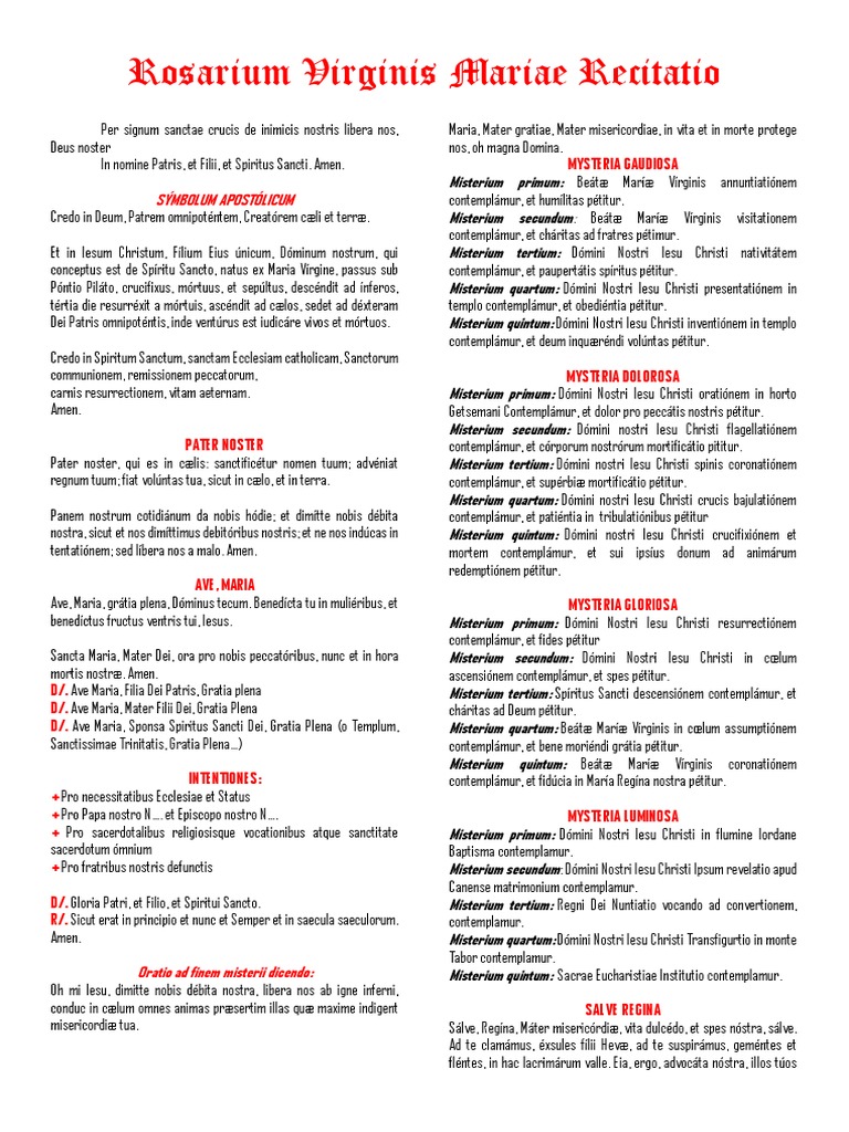 Rosarium 2 | PDF | Christian Worship And Liturgy | Worship