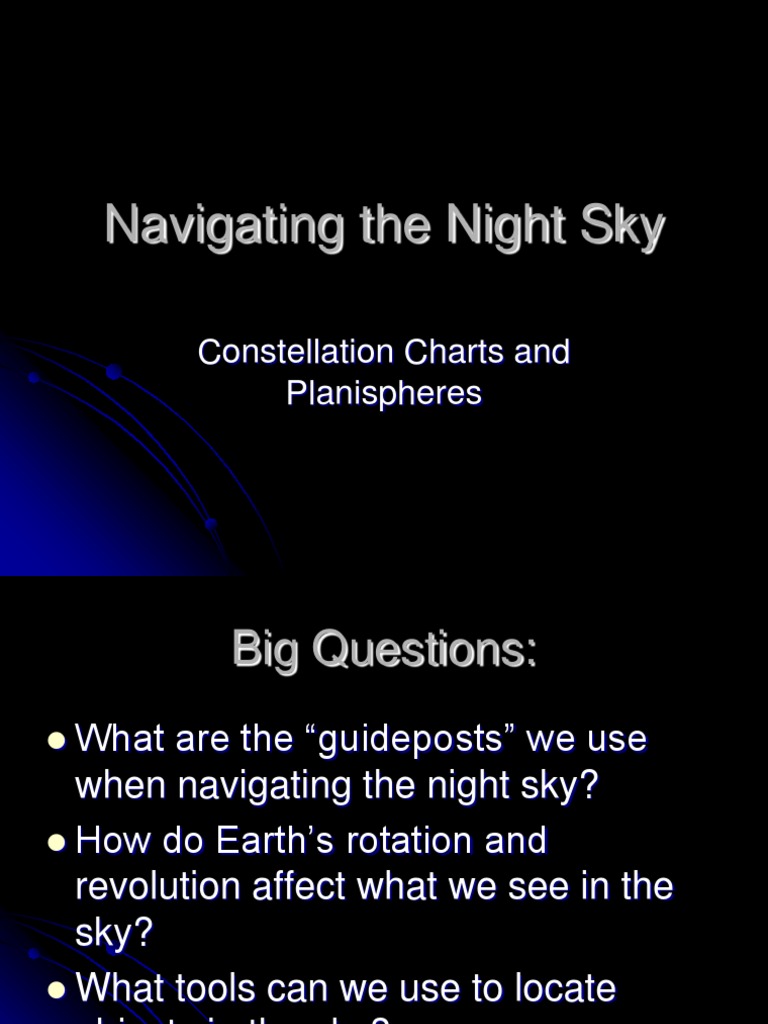 Navigating The Night Sky PDF | PDF | Astrometry | Astronomy