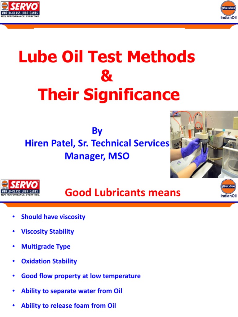Navy LO Test Methods | PDF | Motor Oil | Wear