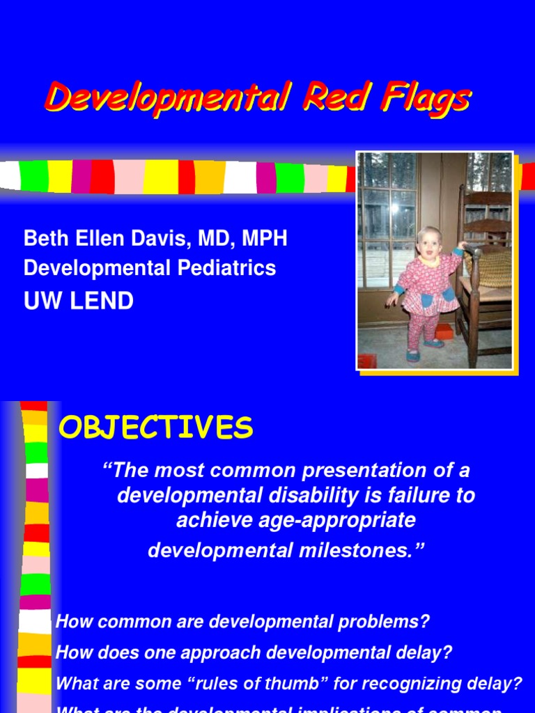 Developmental Red Flags: Uw Lend | PDF | Autism | Autism Spectrum
