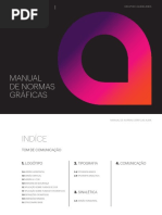 Manual de Normas Gráficas - Identidade Visual Corporativa Da Universidade de Évora | PDF | Cor