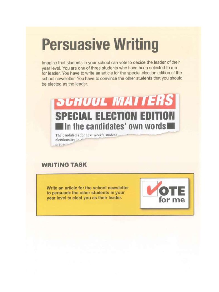 ICAS Paper B Writing 2013 PDF | PDF