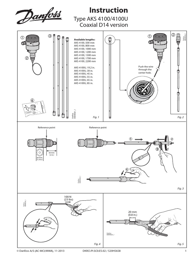 Instruction: Type AKS 4100/4100U Coaxial D14 Version | PDF | Coaxial ...