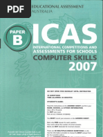 Maths ICAS 2015 Paper A PDF | PDF