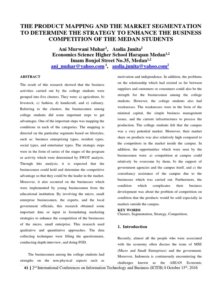 Product Mapping | PDF | Strategic Management | Market Segmentation