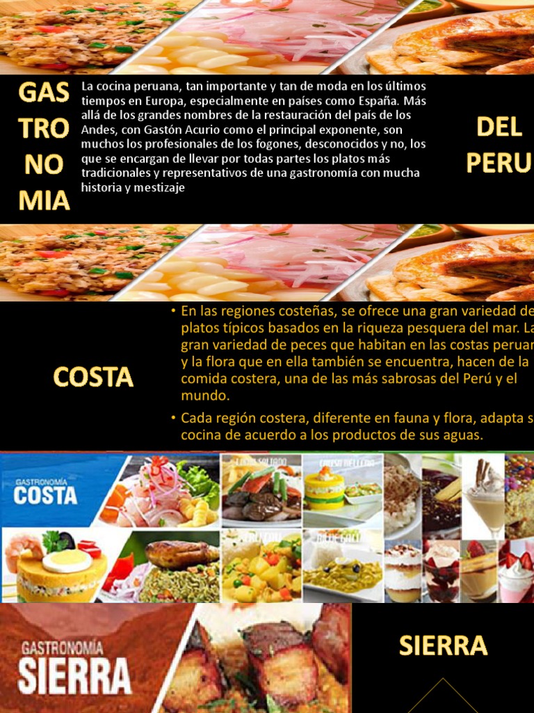 Infografia Gastronomia Peruana Vizcarra Torres Juan Jose | PDF