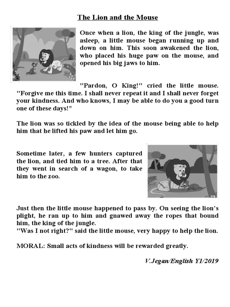 The Lion and The Mouse | PDF