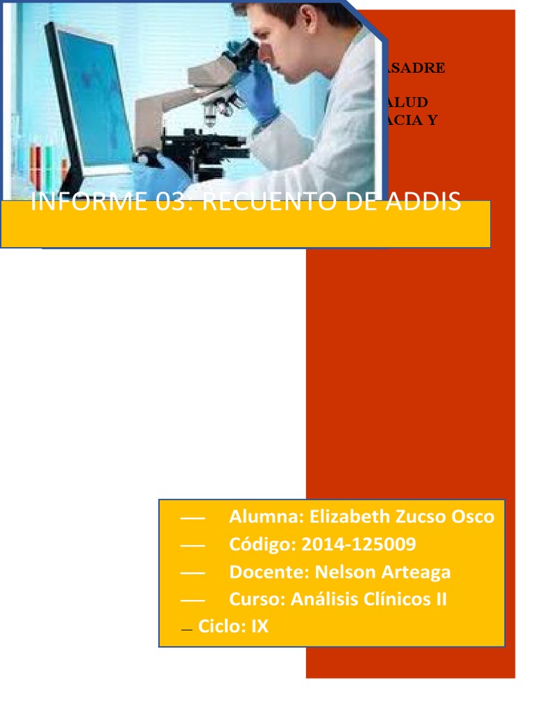 Recuento de Addis | PDF | Sistema urinario | Especialidades Medicas