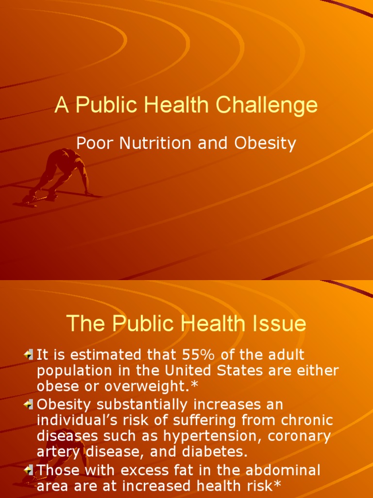 A Public Health Challenge: Poor Nutrition and Obesity | PDF | Dieting ...
