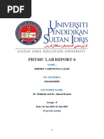 Physics Report PROJECTILE MOTION | PDF | Projectiles | Force