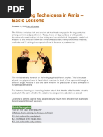 12 Striking Points in Arnis | PDF | Sports | Nature