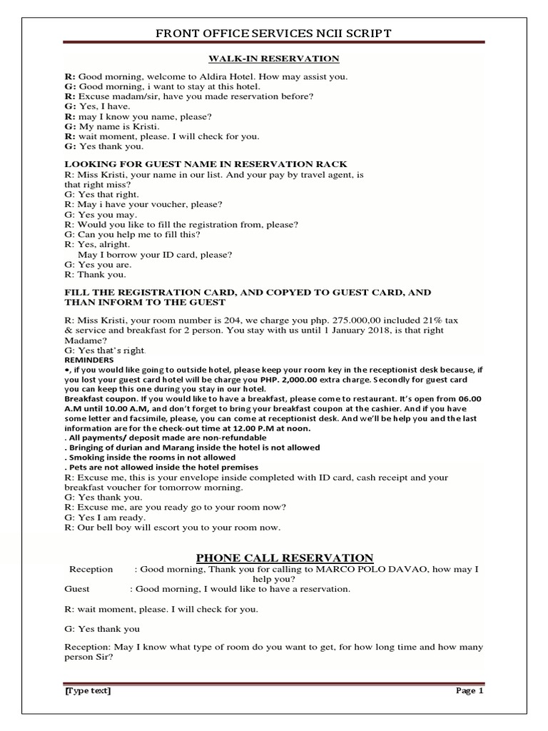 Front Office Script | PDF | American Express | Credit Card