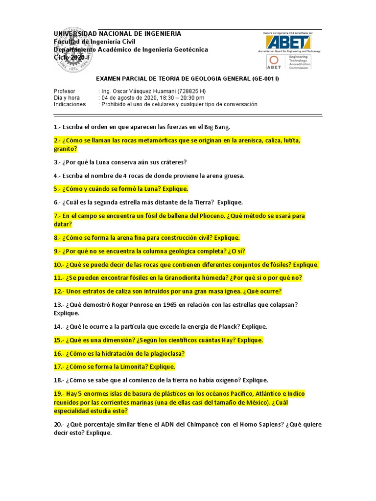 Examen Parcial Ge-001-I | PDF Examen Parcial Ge-001-I | PDF