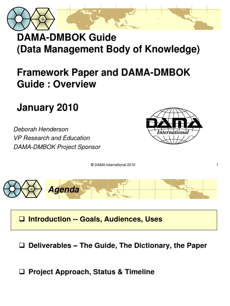 DAMA-DMBOK Guide (Data Management Body of Knowledge) | PDF | Metadata ...