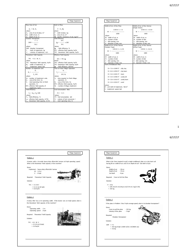 2017-AME Problems | PDF | Plough | Tillage
