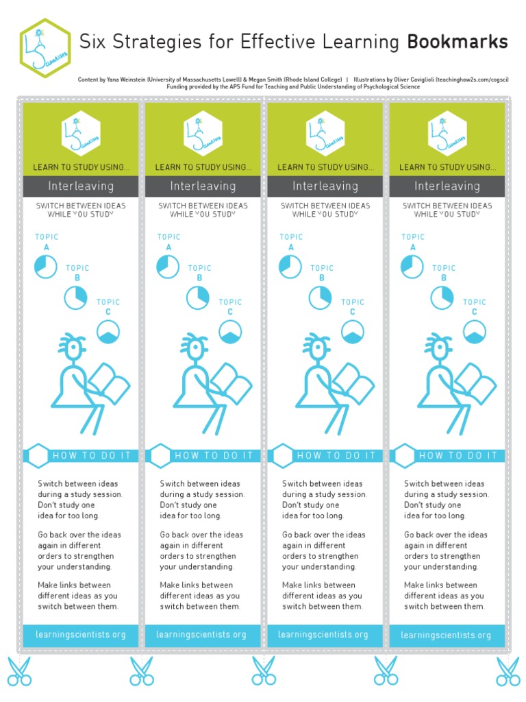Interleaving Guides | PDF | Behavioural Sciences | Educational Psychology