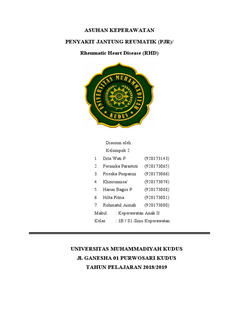 Kel.2 Patofisiologi Dan Askep RHD | PDF