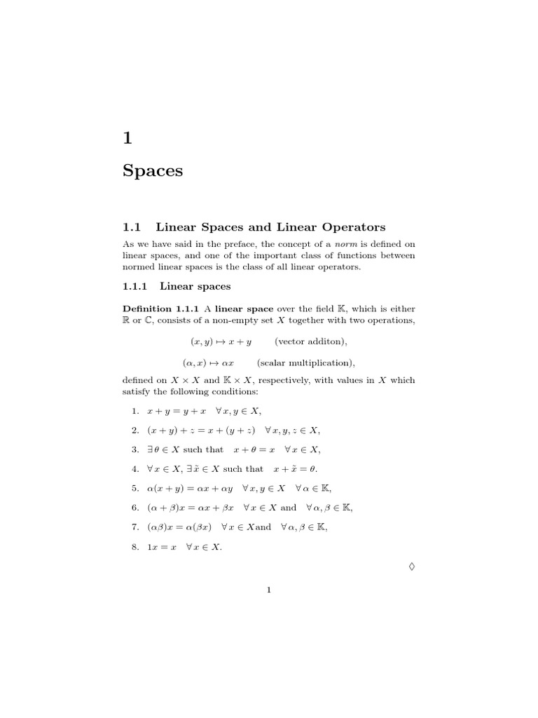 Chapter1 PDF | PDF | Basis (Linear Algebra) | Linear Map