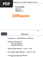 Lecture Notes On Mass Transfer | PDF | Diffusion | Mass Transfer