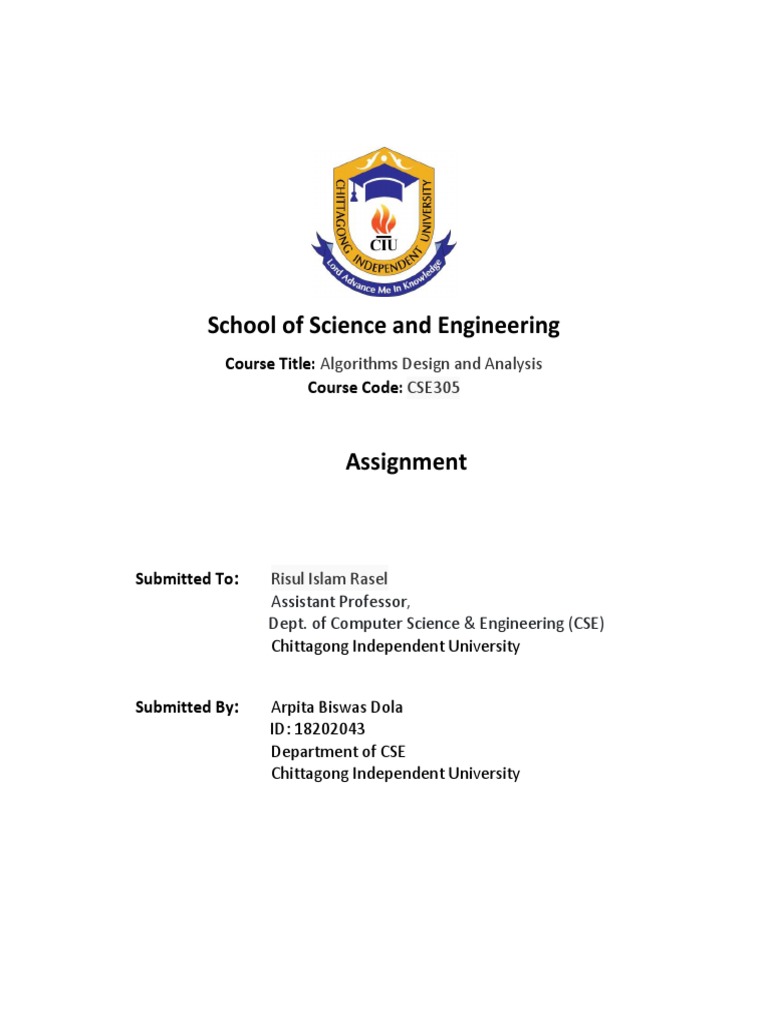 Algorithms Assignment Pdf 8359