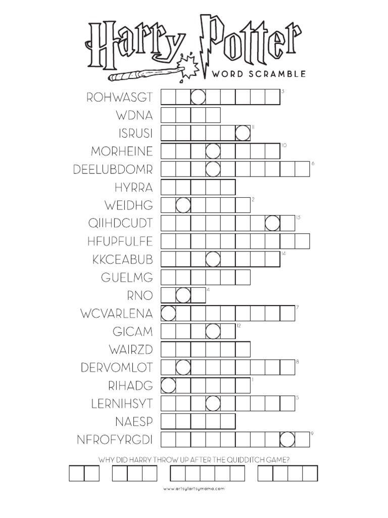 HP Scramble Set PDF | PDF
