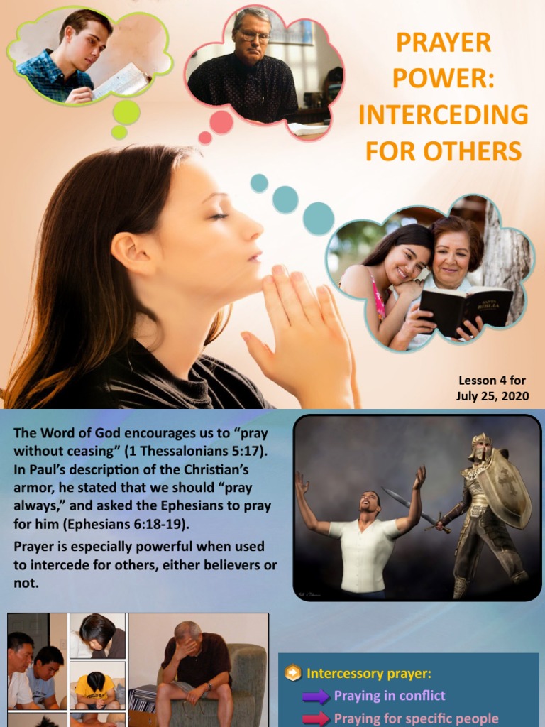 Prayer Power: Interceding For Others | Download Free PDF | Intercession ...