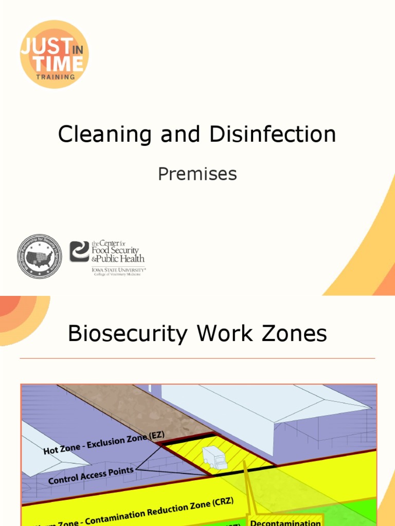 05 Cleaning and Disinfection Premises JIT PPT FINAL | PDF ...