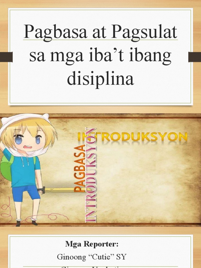 Pagbasa at Pagsulat | PDF