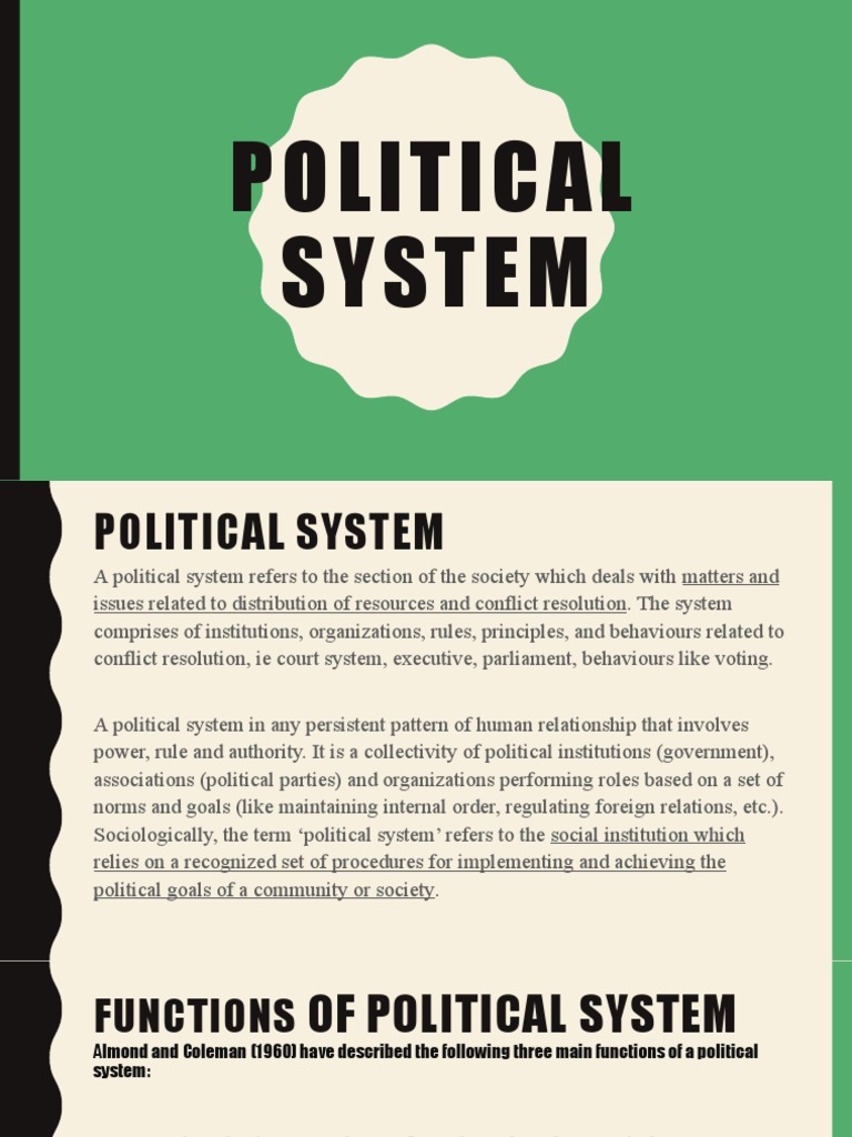 Political System | PDF | Authoritarianism | Democracy