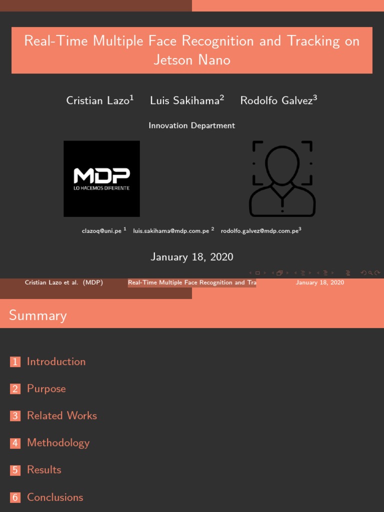 Real Time Multiple Face Recognition | PDF | Real Time Computing | Futurology