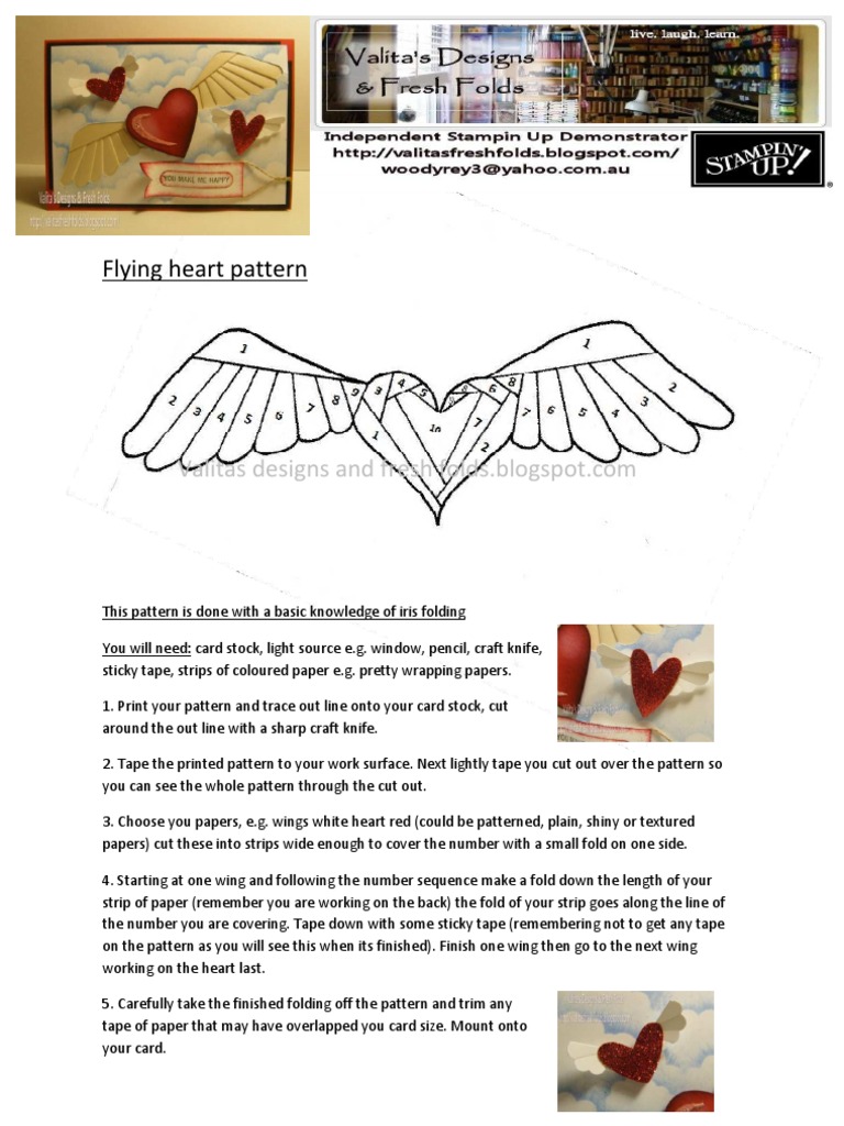 Flying Heart Pattern | PDF | Home & Garden