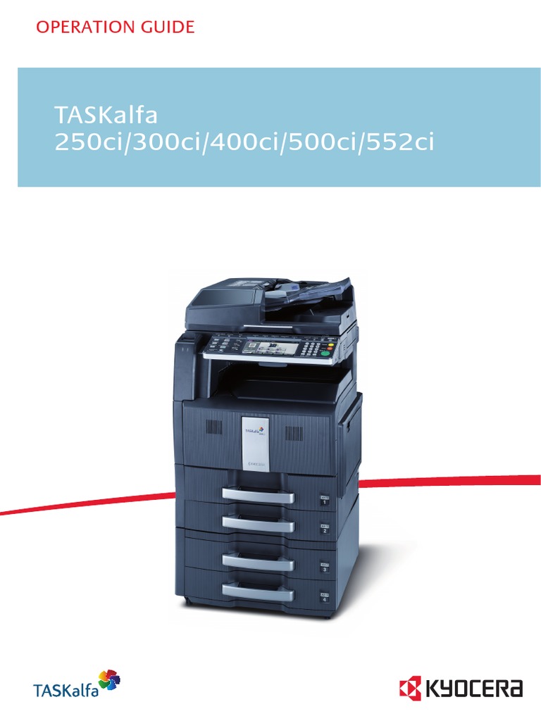 TASKalfa 250ci 300ci 400ci 500ci 552ci ENG | PDF | Computer Network ...