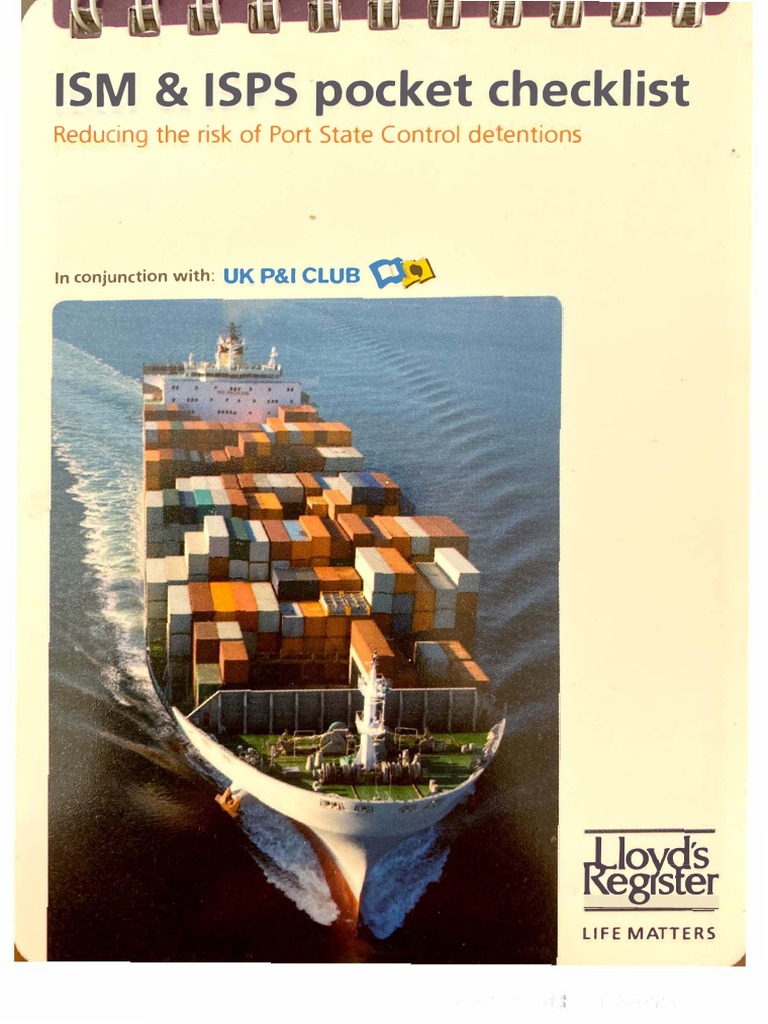 Key ISM and ISPS Deficiencies Identified by Port State Control: A ...