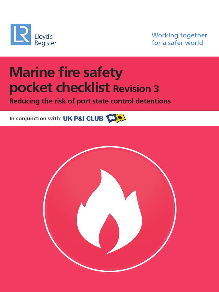 PSC Pocket Checklist-Fire-Update-20170810-Web PDF | PDF | Oil Tanker ...