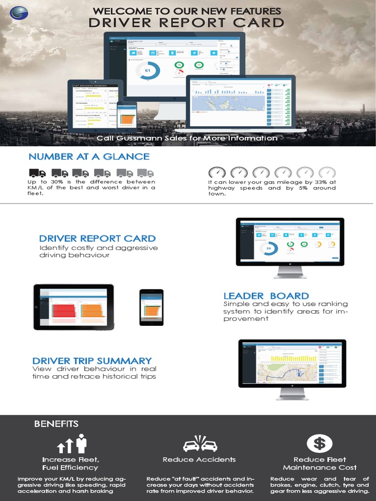 Brochure - Driver Report Card PDF | PDF | Fuel Economy In Automobiles ...