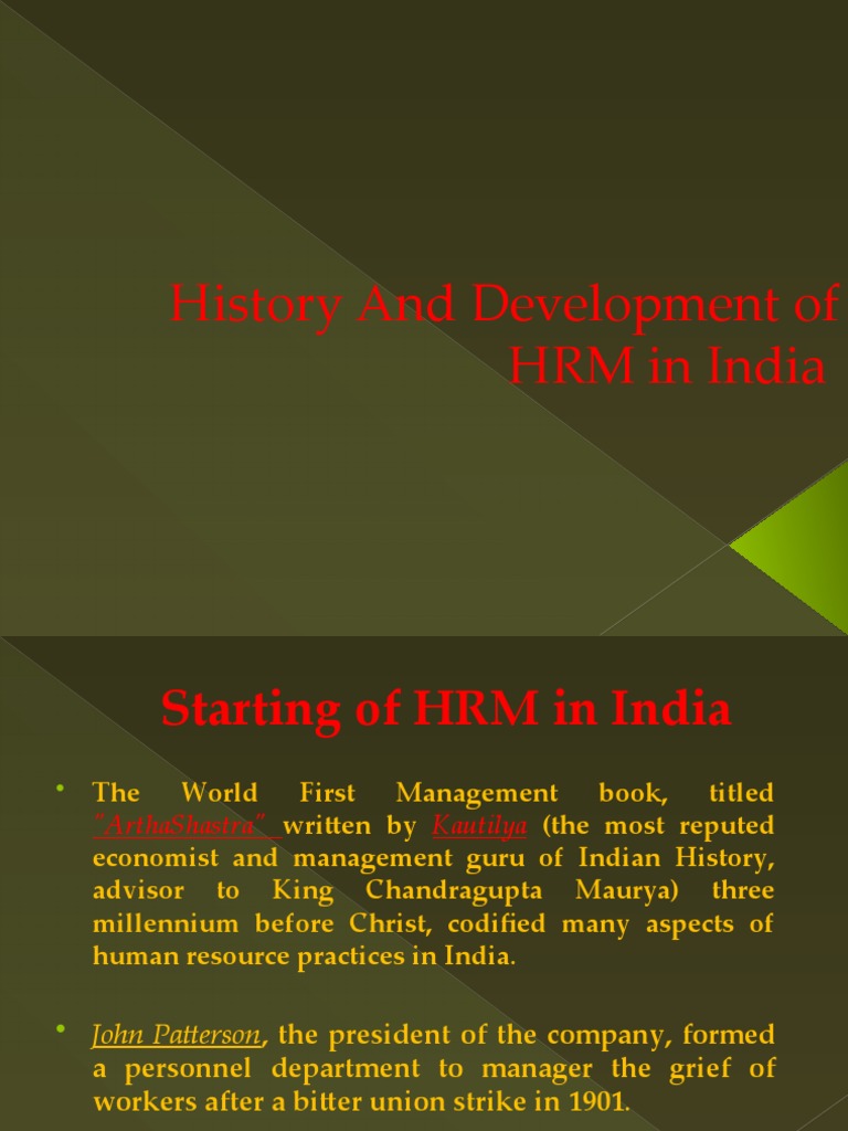 L2 - HRM in India | PDF | Human Resource Management | Capitalism