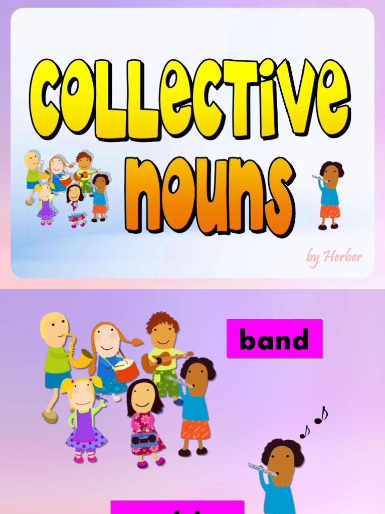 Collective Nouns Flashcards Fun Activities Games Games - 76040 | PDF ...