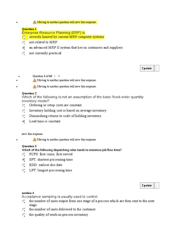 ERP and Inventory Management Insights | PDF | Inventory | Forecasting