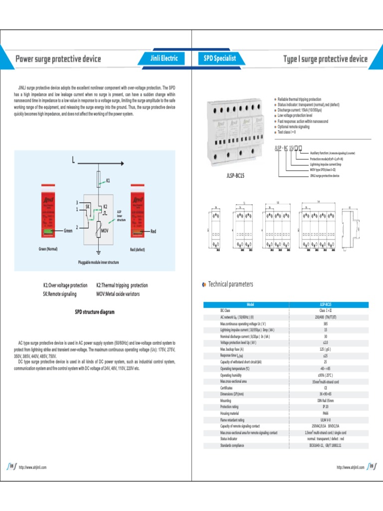 Surge Protection Device | PDF