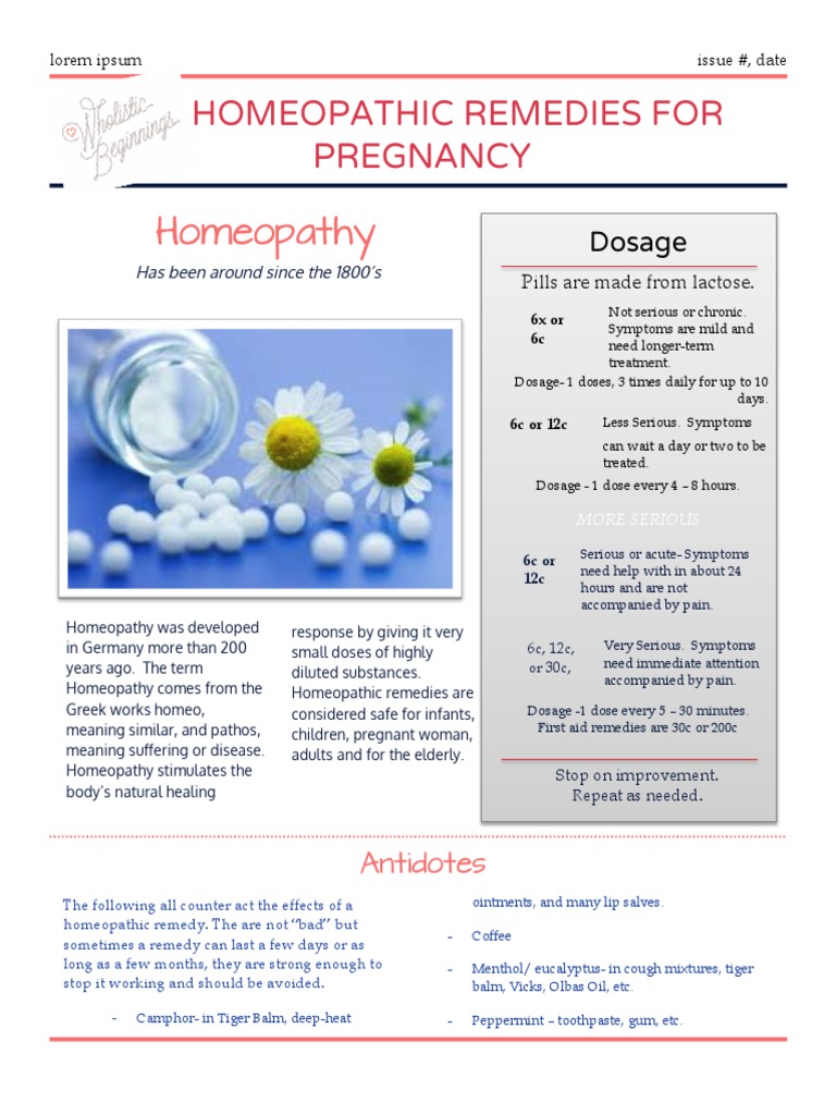 Homeopathic Remedies For Pregnancy: Homeopathy | PDF | Homeopathy ...