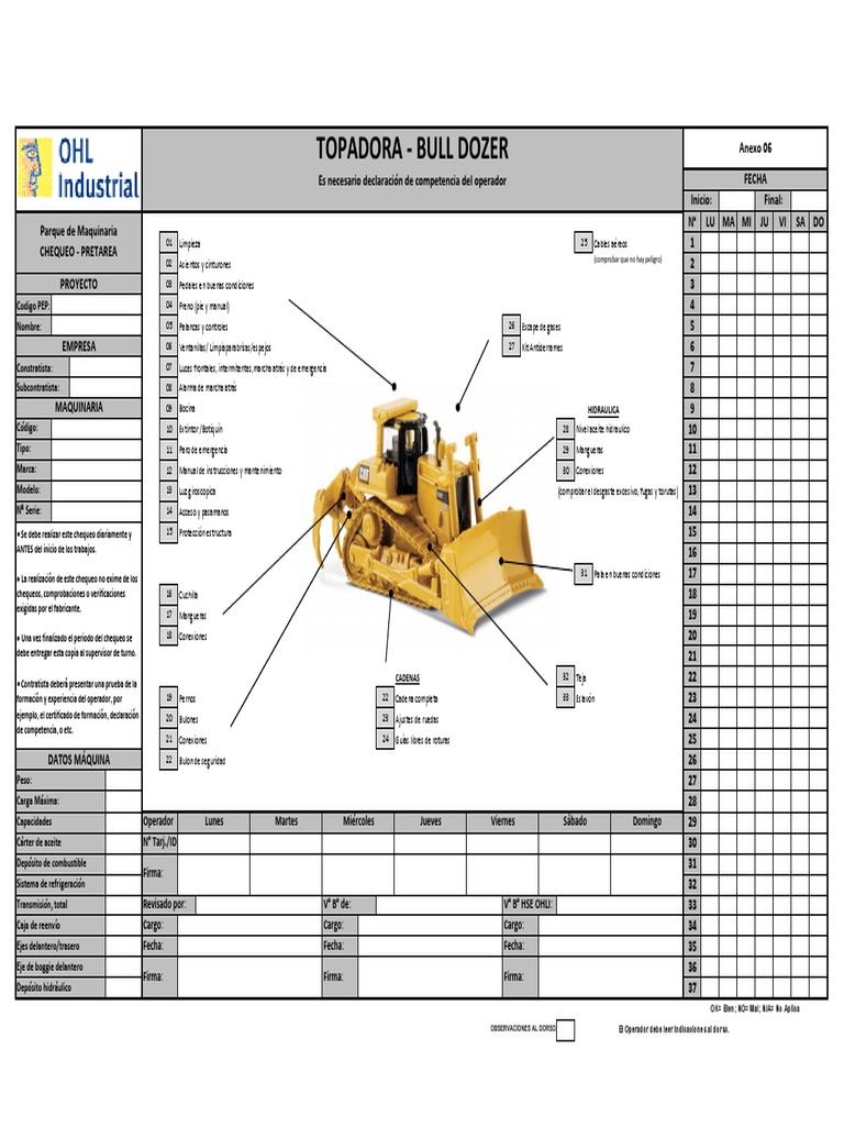 06 Topadora - Bulldozer PDF | PDF